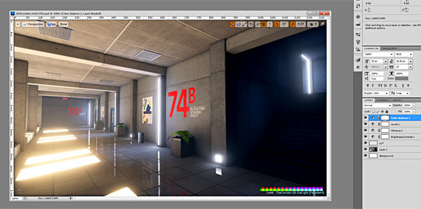 Ue4 Workflow How I Created The Corridor Environment In 10 Hours With Unreal Engine 4
