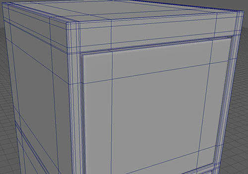 Workflow: Creating Low-Poly Game Prop "File Cabinet" with Maya LT/Maya ...